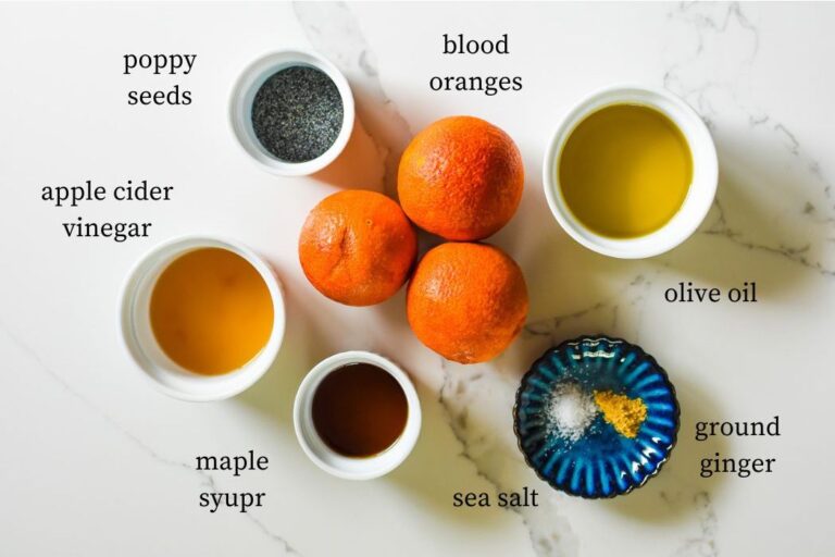 Blood Orange Vinaigrette Salad Dressing (Quick & Easy) - Dash of Jazz