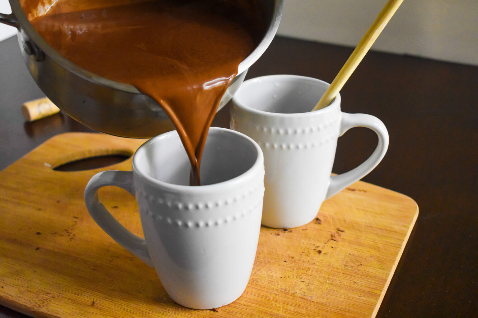 The Best Red Wine Hot Chocolate - Dash of Jazz