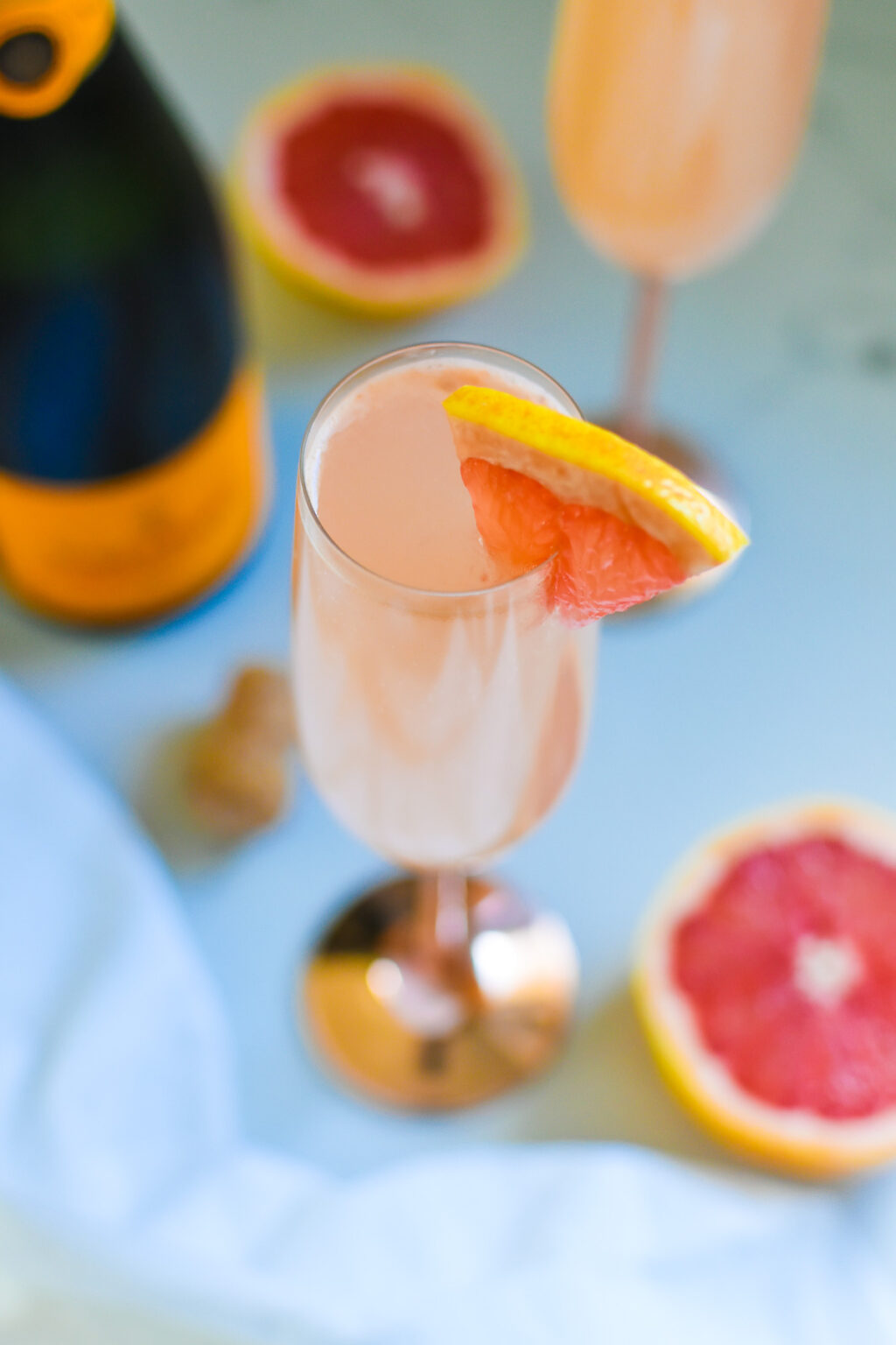 Pink Mimosa with Grapefruit - Dash of Jazz
