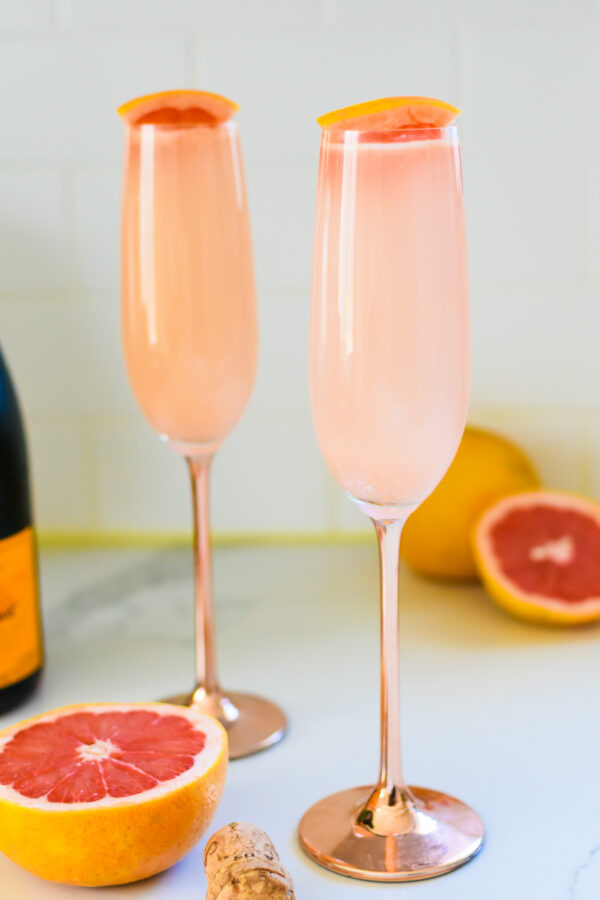 Pink Mimosa with Grapefruit - Dash of Jazz