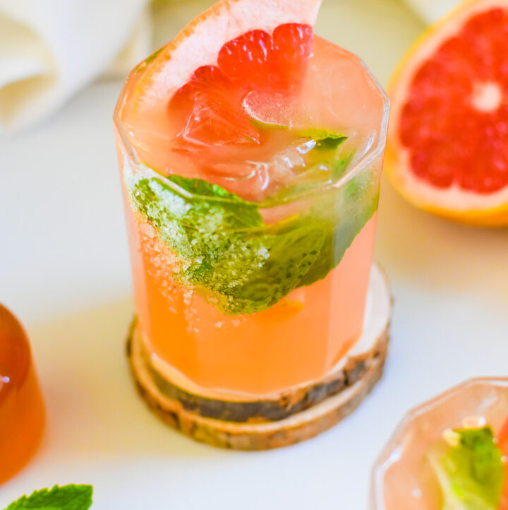 Healthy Grapefruit Mocktail (Shrub) - Dash of Jazz