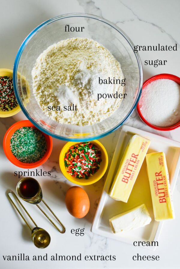 Easy Christmas Sprinkle Cookies - Dash of Jazz