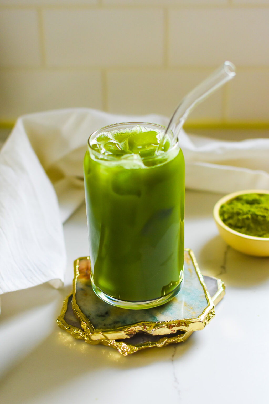How to Make Matcha Soda at Home - Dash of Jazz
