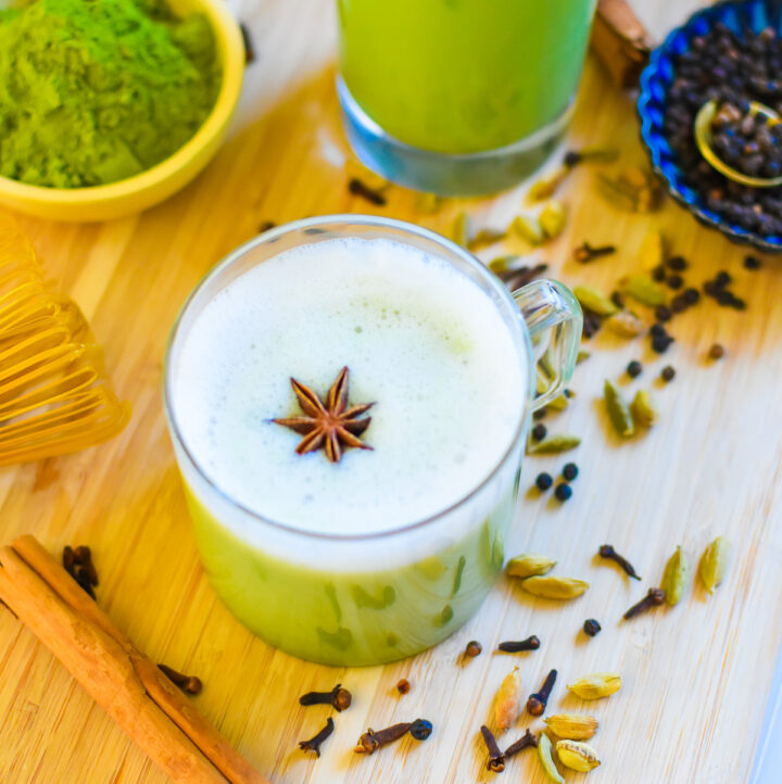 Chai Matcha Latte at Home (Hot or Iced) - Dash of Jazz