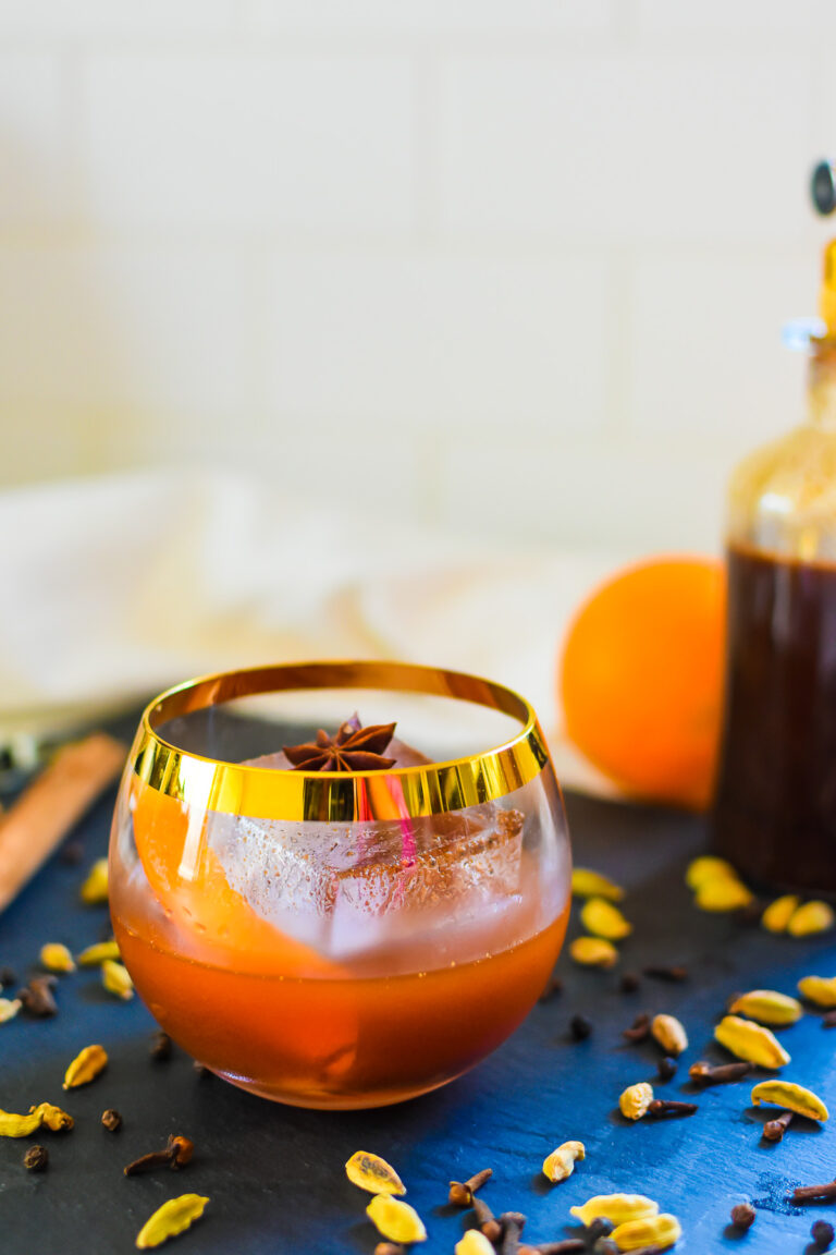 Chai Old Fashioned Cocktail - Dash of Jazz