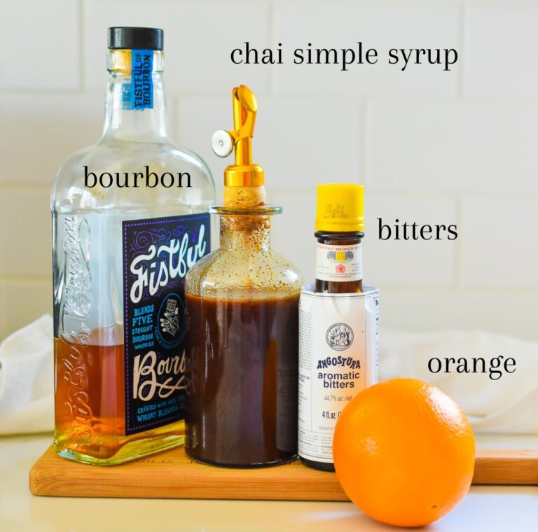 Chai Old Fashioned Cocktail - Dash of Jazz