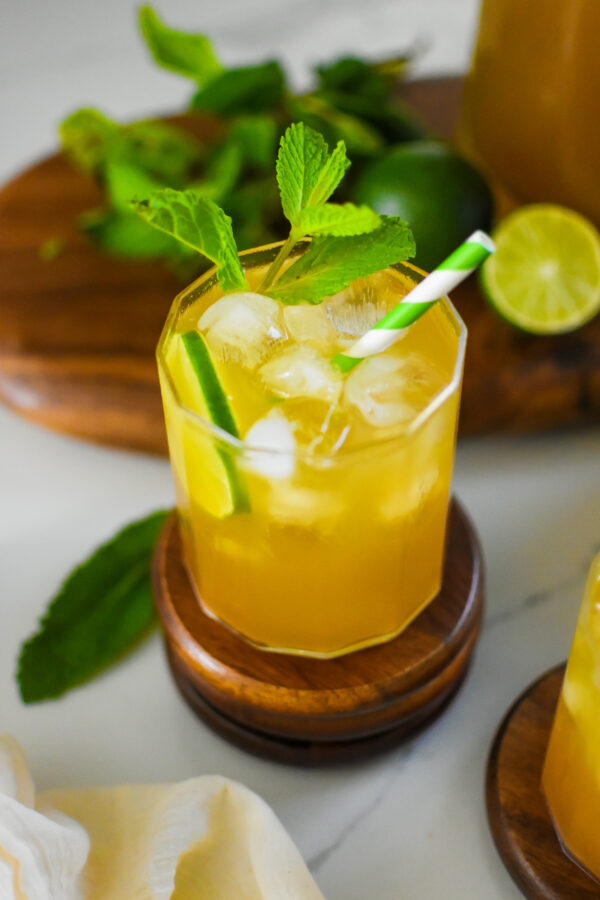 Refreshing Coconut Iced Tea - Dash of Jazz