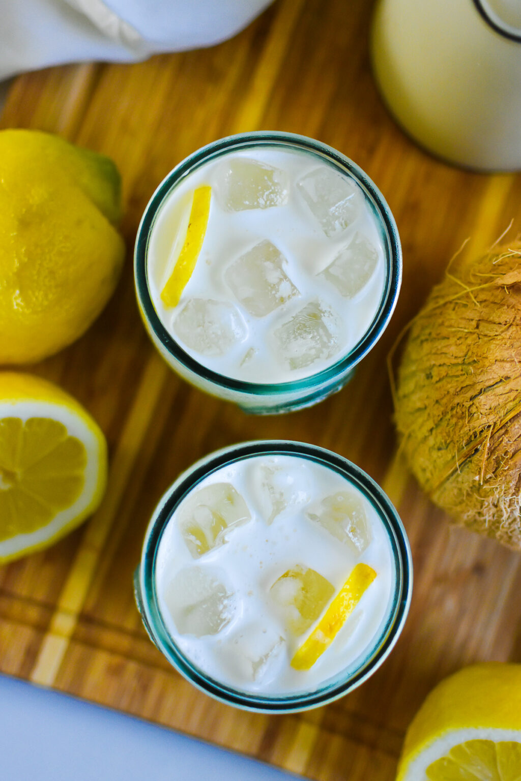 Creamy Coconut Lemonade - Dash of Jazz