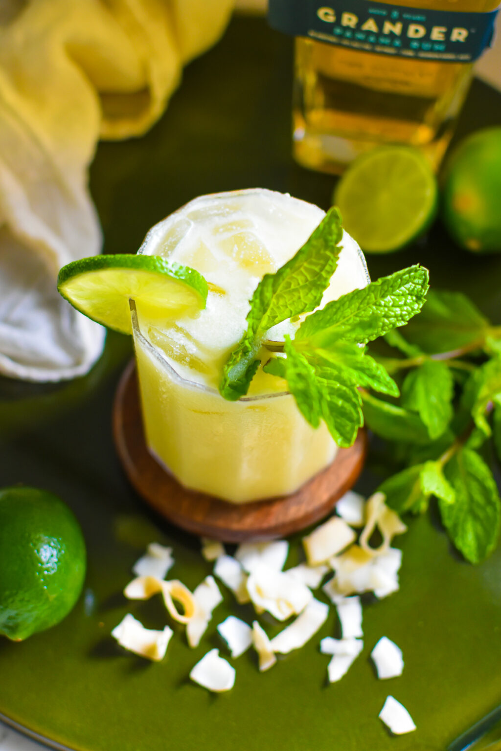 Simple Pineapple Coconut Mojito (Piña Colada Mojito Recipe) - Dash of Jazz