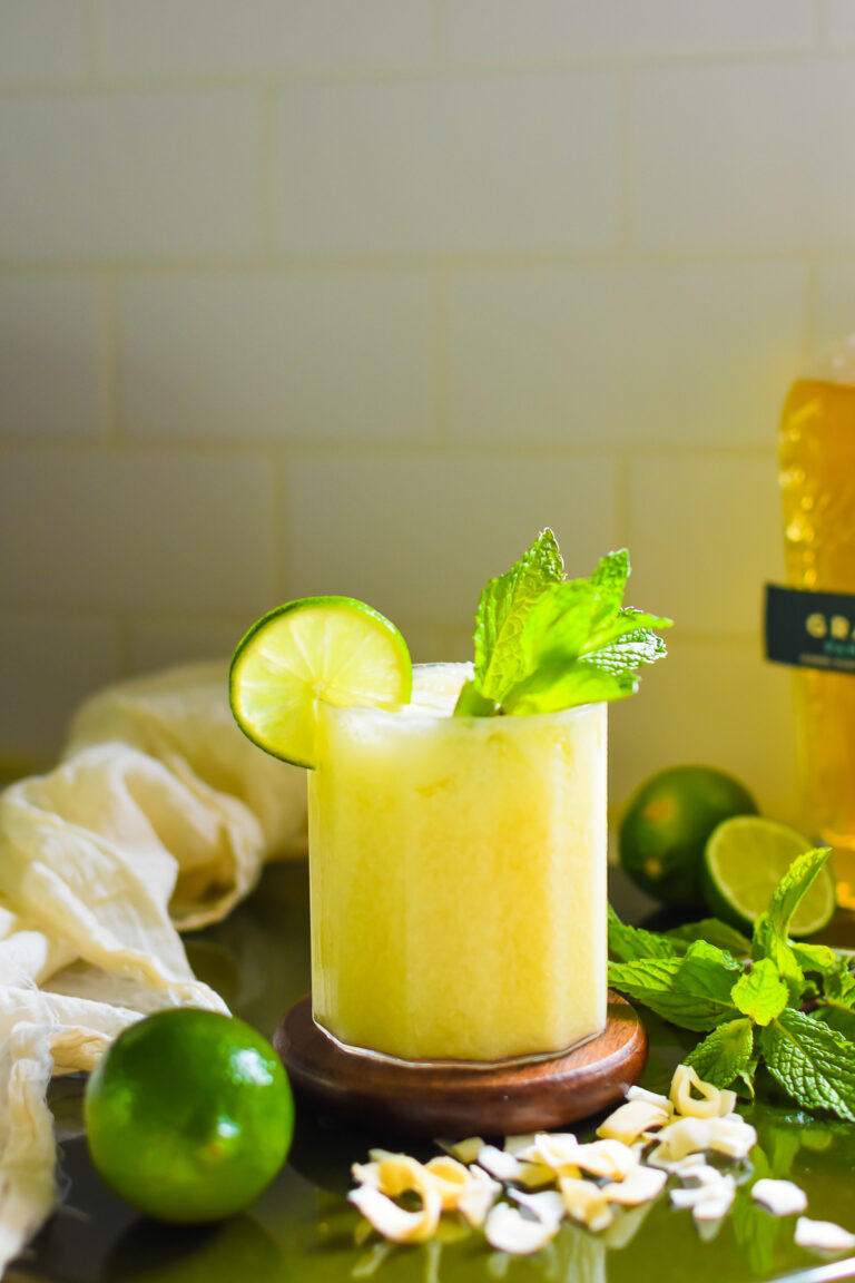 Simple Pineapple Coconut Mojito (Piña Colada Mojito Recipe) - Dash of Jazz