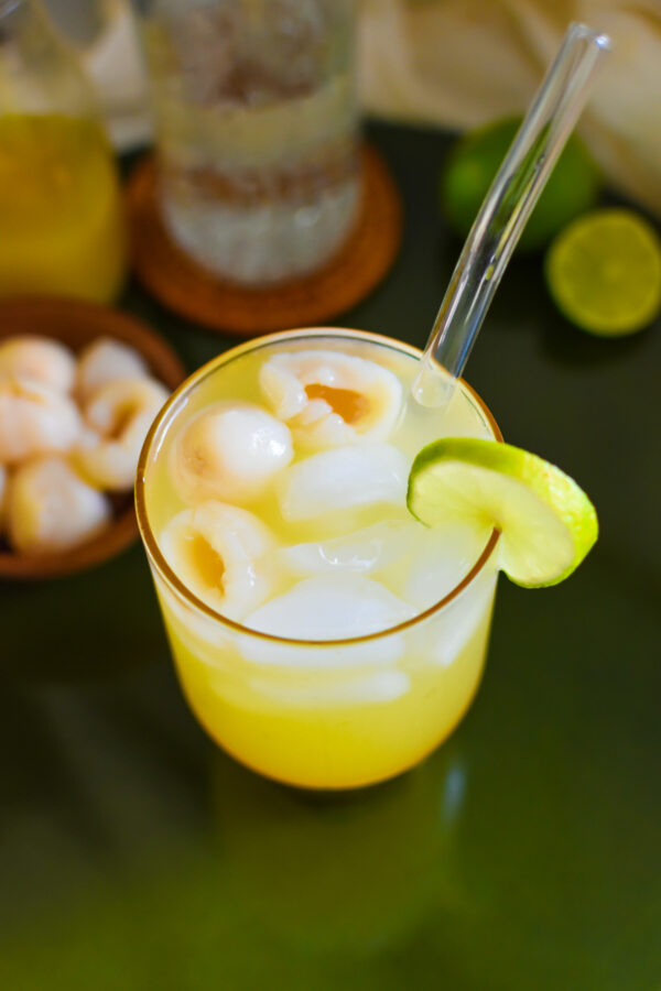Lychee Pineapple Mocktail - Dash of Jazz