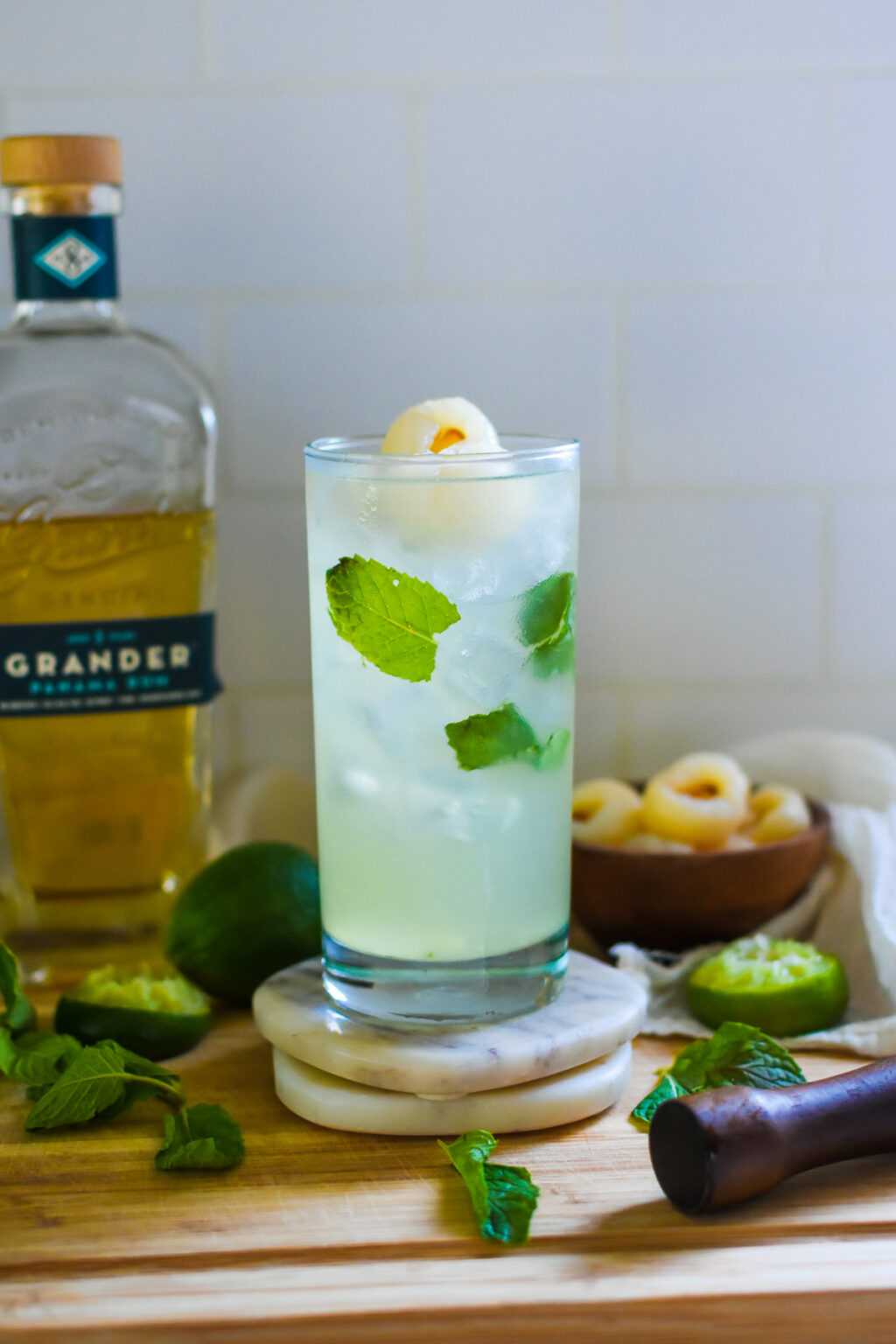 Easy Lychee Mojito - Dash of Jazz