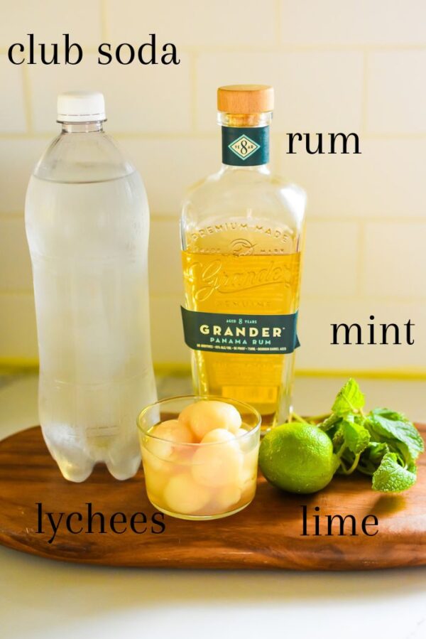Easy Lychee Mojito - Dash of Jazz