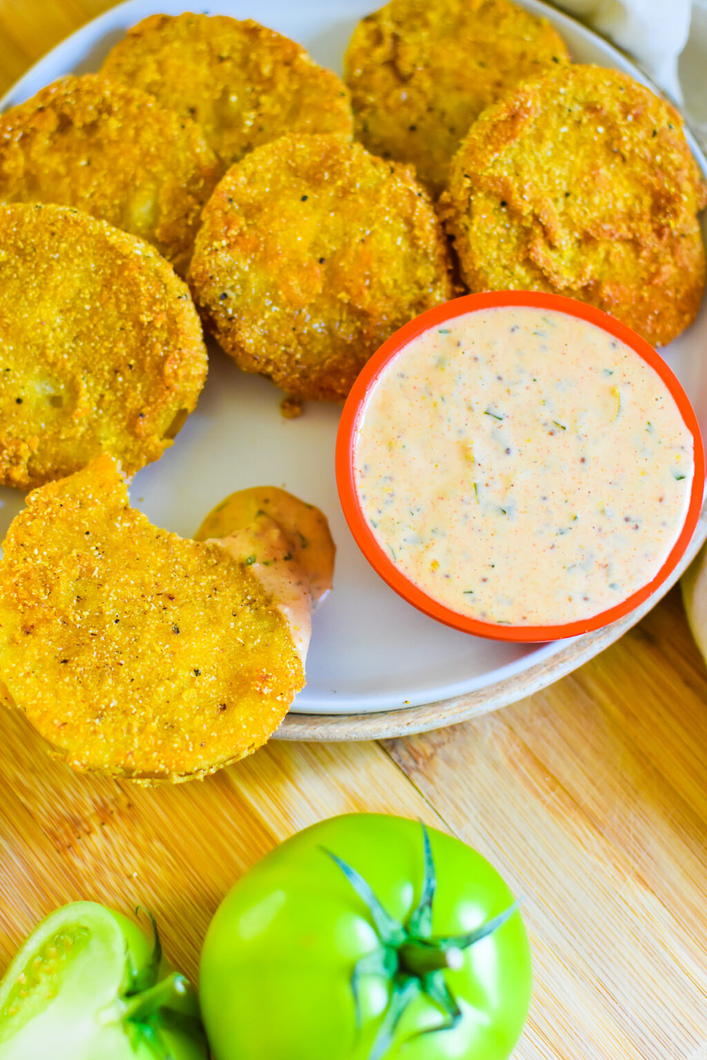 The Best Southern Fried Green Tomatoes - Dash of Jazz