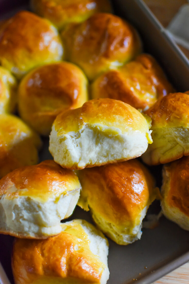 Sweet Dinner Rolls from Scratch (Easy Recipe) - Dash of Jazz