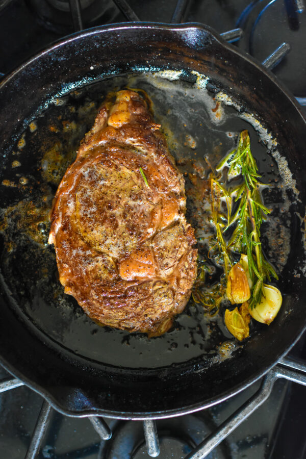Butter Basted Cast Iron Ribeye - Dash of Jazz
