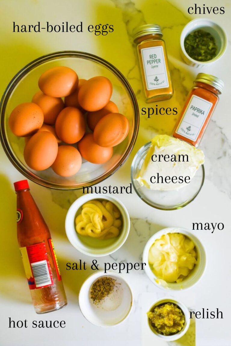 Easy Deviled Egg Dip Recipe - Dash of Jazz