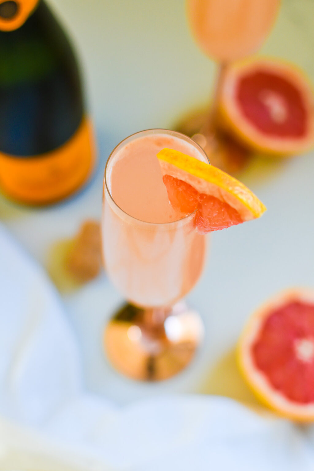 Pink Mimosa with Grapefruit - Dash of Jazz