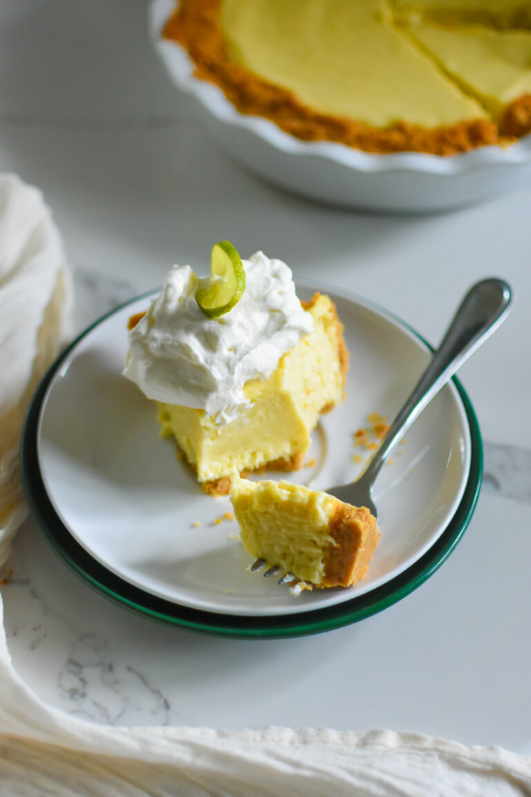 The Best Key Lime Pie with Cream Cheese - Dash of Jazz