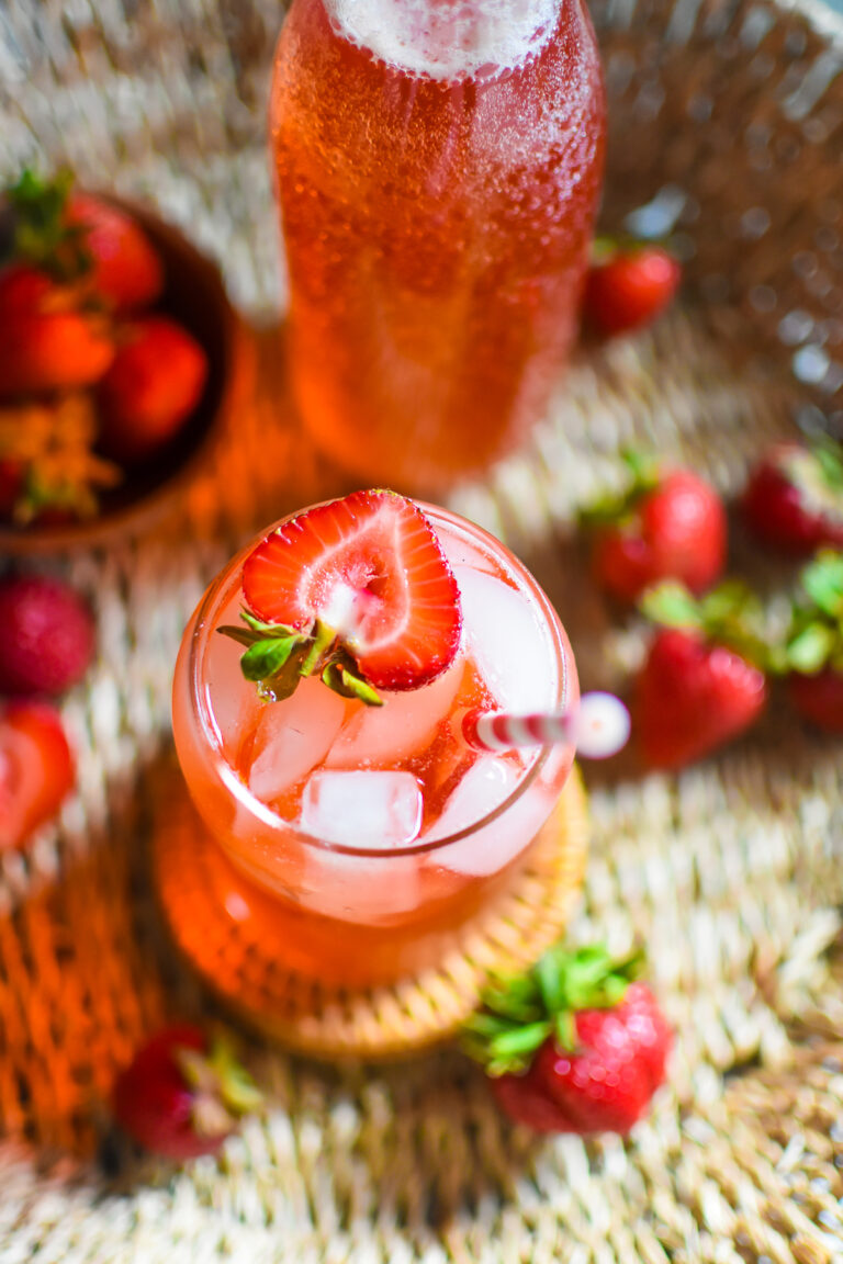 DIY Strawberry Soda Recipe - Dash of Jazz