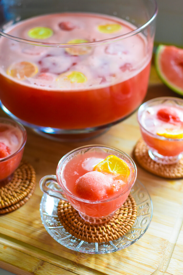 Summer Watermelon Punch Recipe - Dash of Jazz