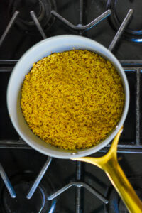 Easy Yellow Rice from Scratch - Dash of Jazz