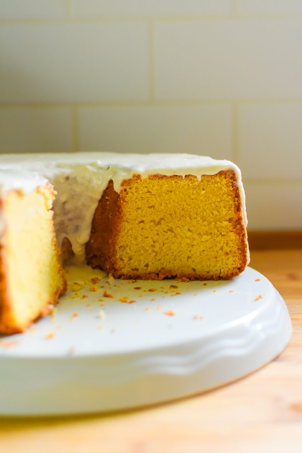 Grandma's Simple Sour Cream Pound Cake Recipe - Dash of Jazz